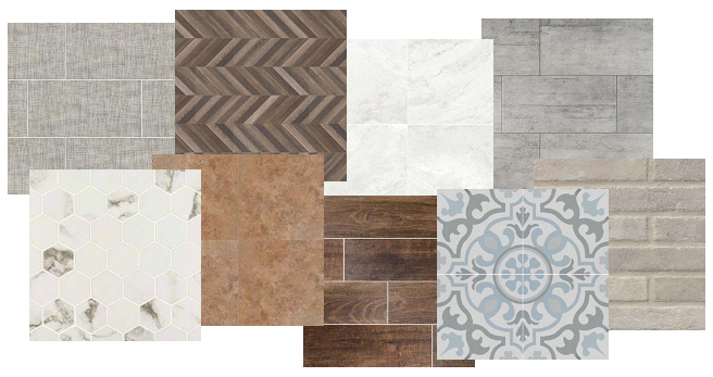 Easy-Care Porcelain Tile for Fresh, Eye-Catching Design